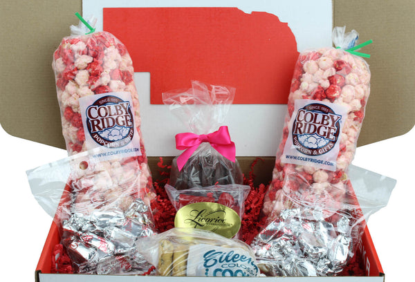 Valentine's Day Nebraska Gift Box - Nebraska In A Box