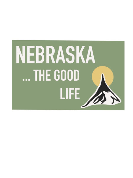 The Good Life Nebraska Sticker Pack - Nebraska In A Box