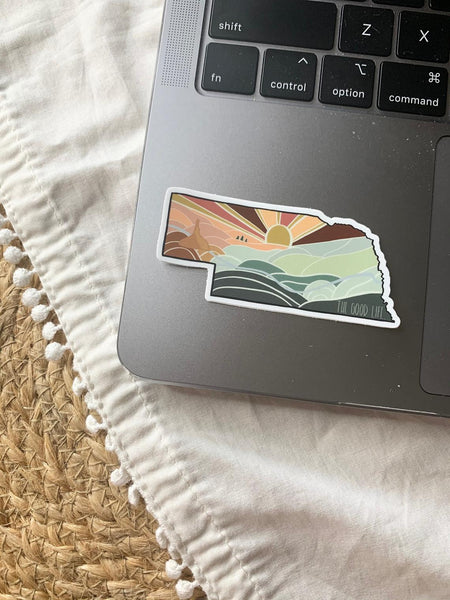 The Good Life Sticker - Nebraska In A Box