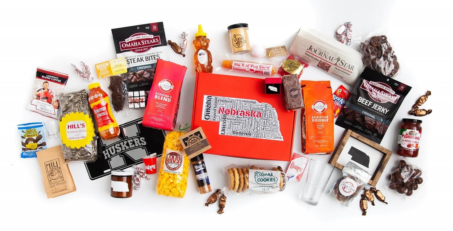 Nebraska in a Box- Give Nebraska Gifts in an Iconic Nebraska Gift Box
